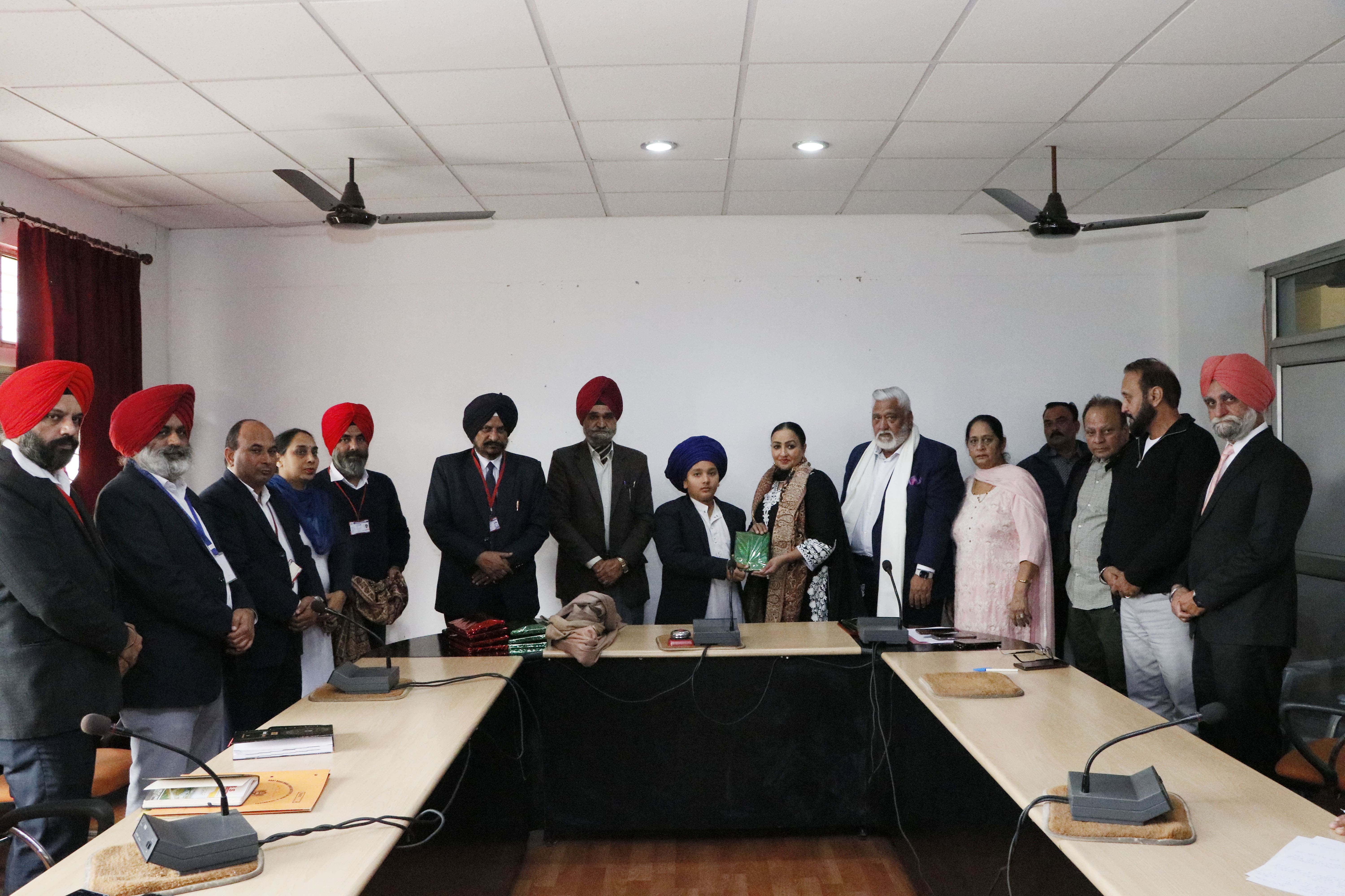 Visit by Mr. Jatinder Jay Minhas Sant Baba Bhag Singh University