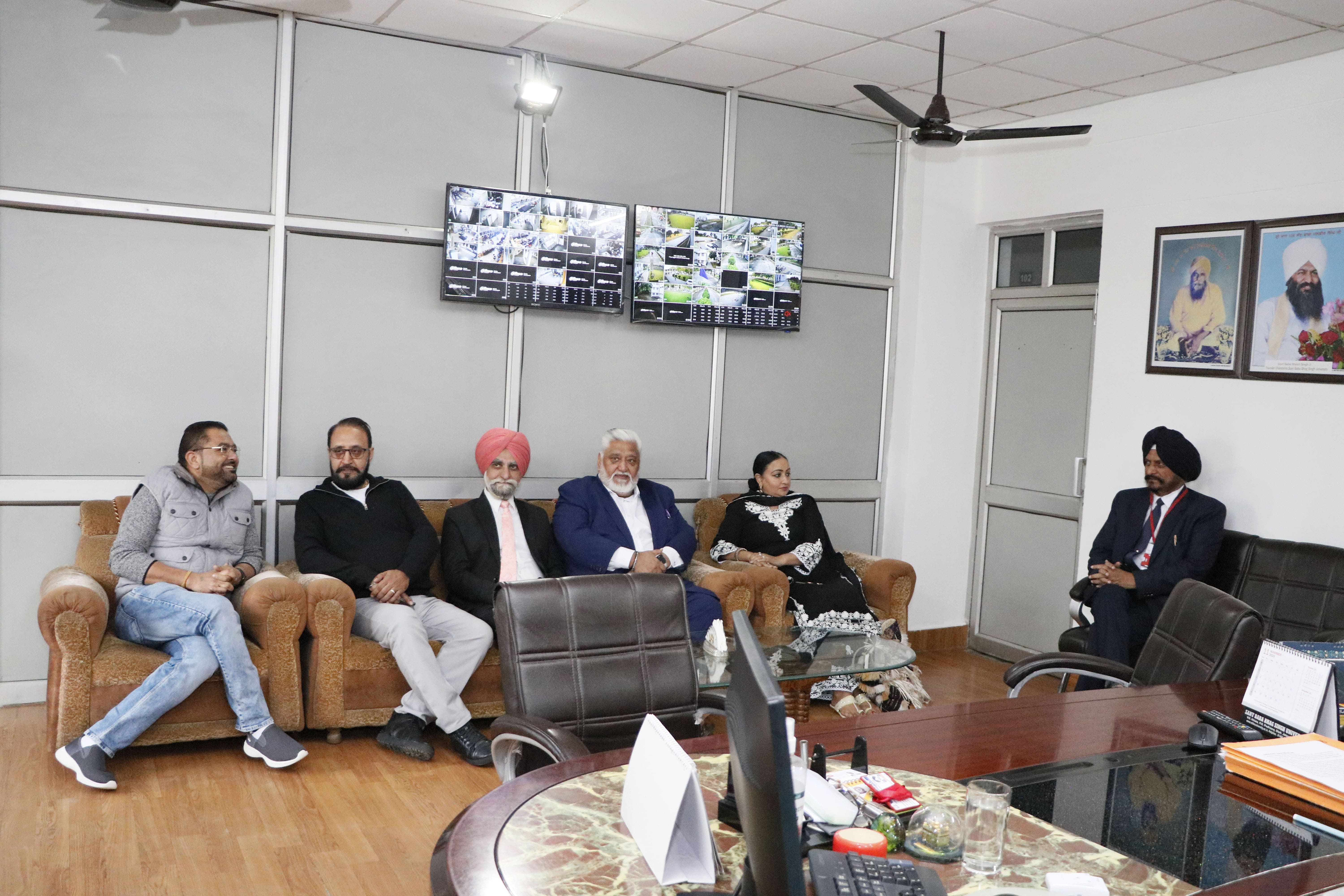 Visit by Mr. Jatinder Jay Minhas Sant Baba Bhag Singh University