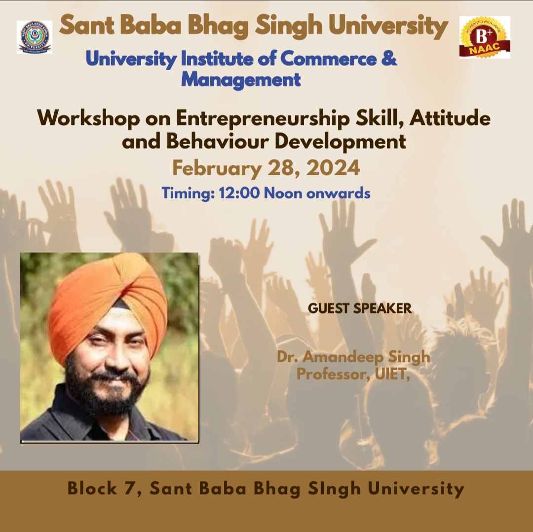Events at Sant Baba Bhag Singh University