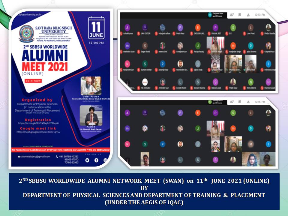 Sant Baba Bhag Singh University WorldWide Alumni Association